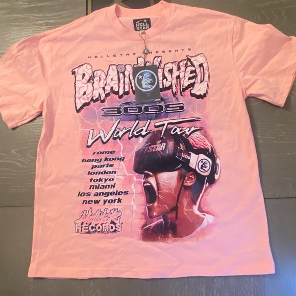 Hellstar | Shirts | Hellstar World Tour T Shirt | Poshmark